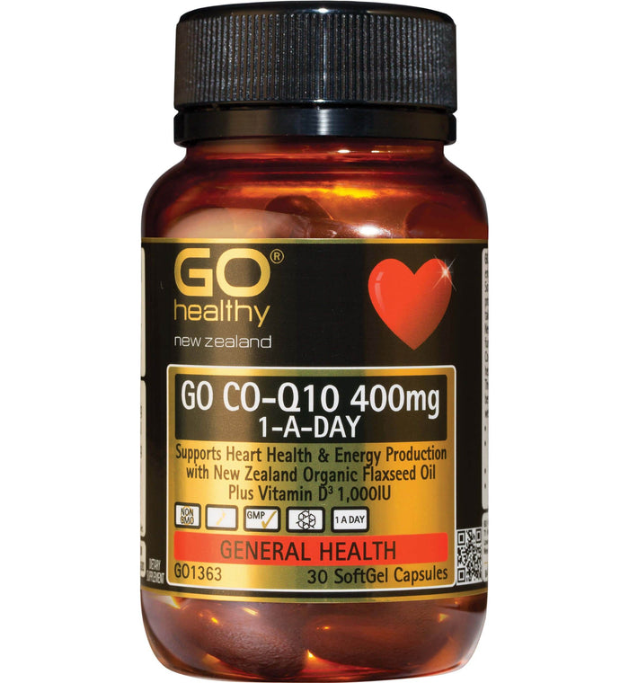 Go Healthy Co-Q10 400Mg 1-A-Day 100 Caps – Life Pharmacy Orewa