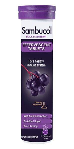 Sambucol Effervescent 15 Tabs – Life Pharmacy Orewa